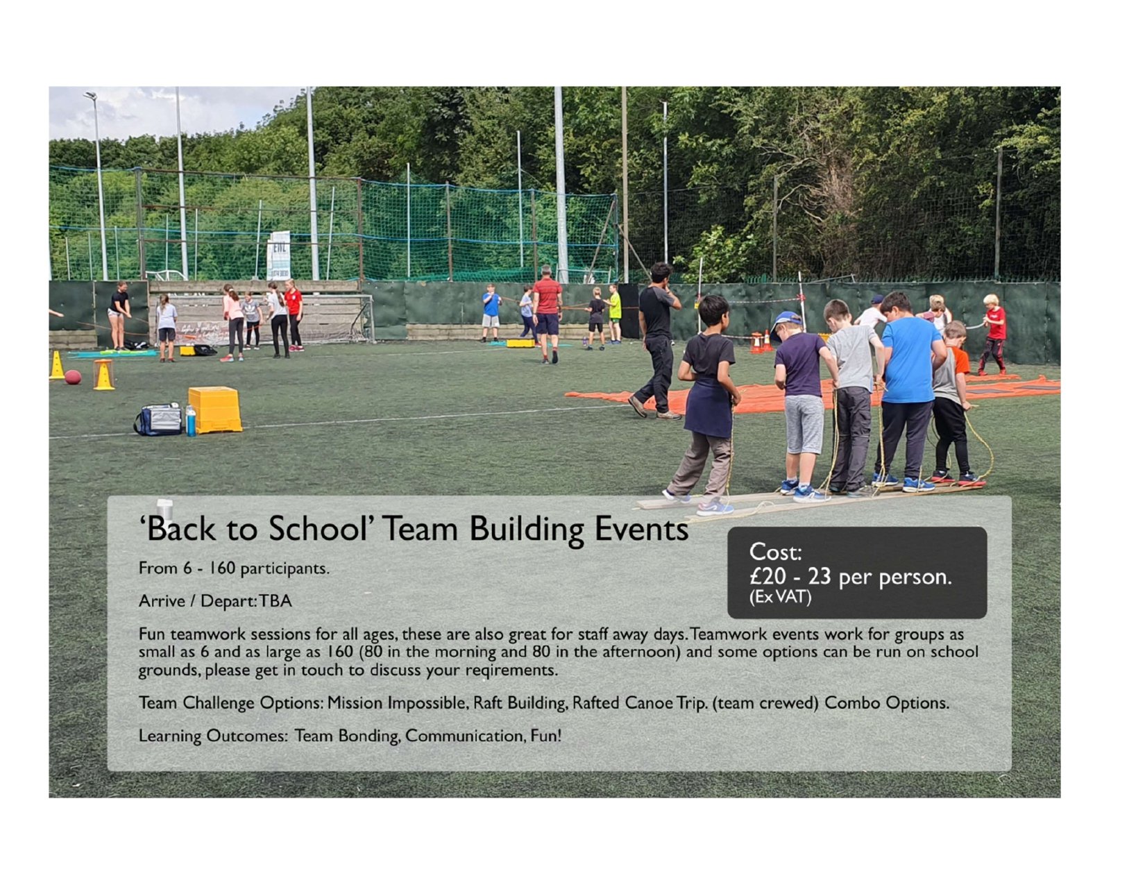 School Activity Days at VENTURE OUT / Venture Outdoors